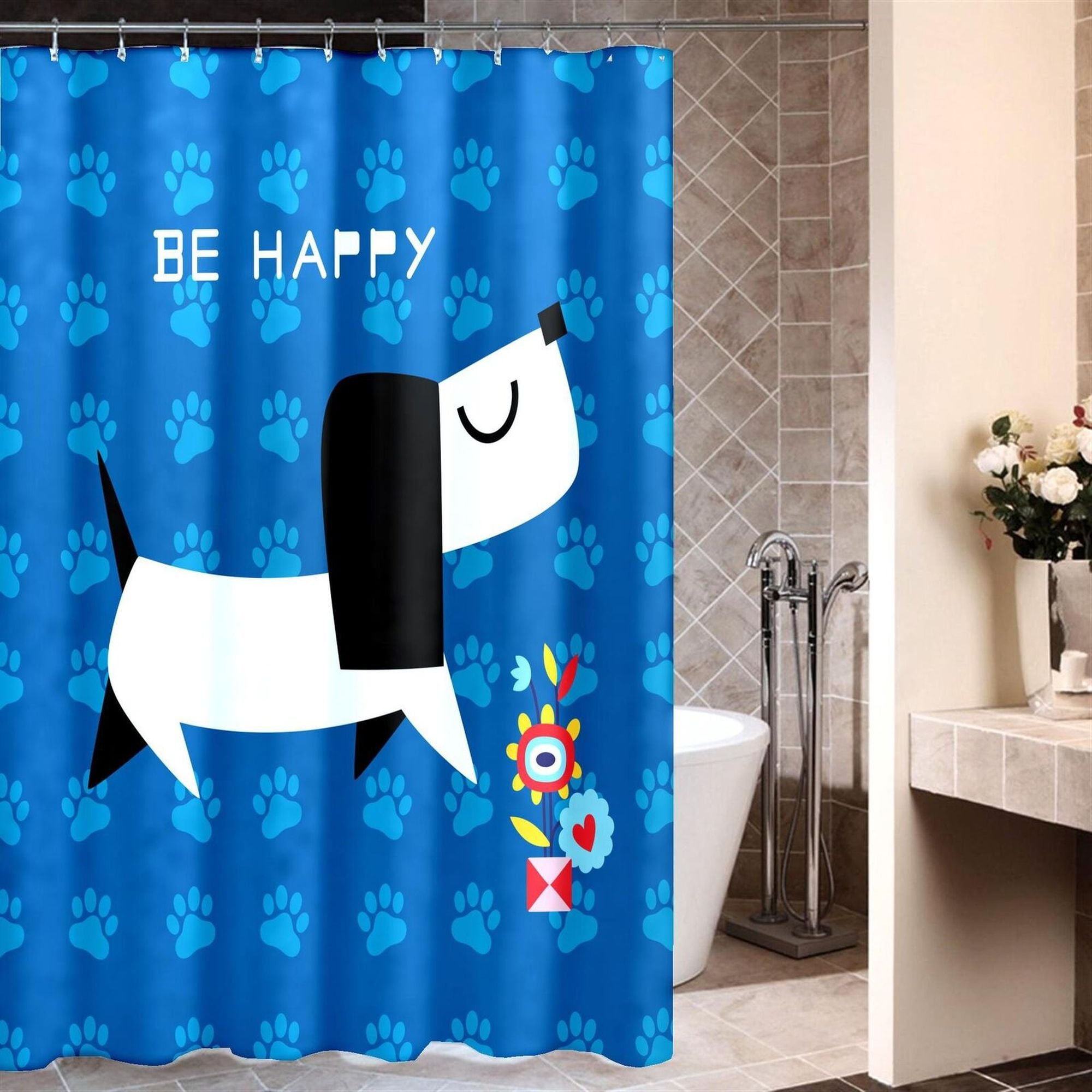 Spruce Up Your Bathing Ritual With The Playful Paws Waterproof Shower