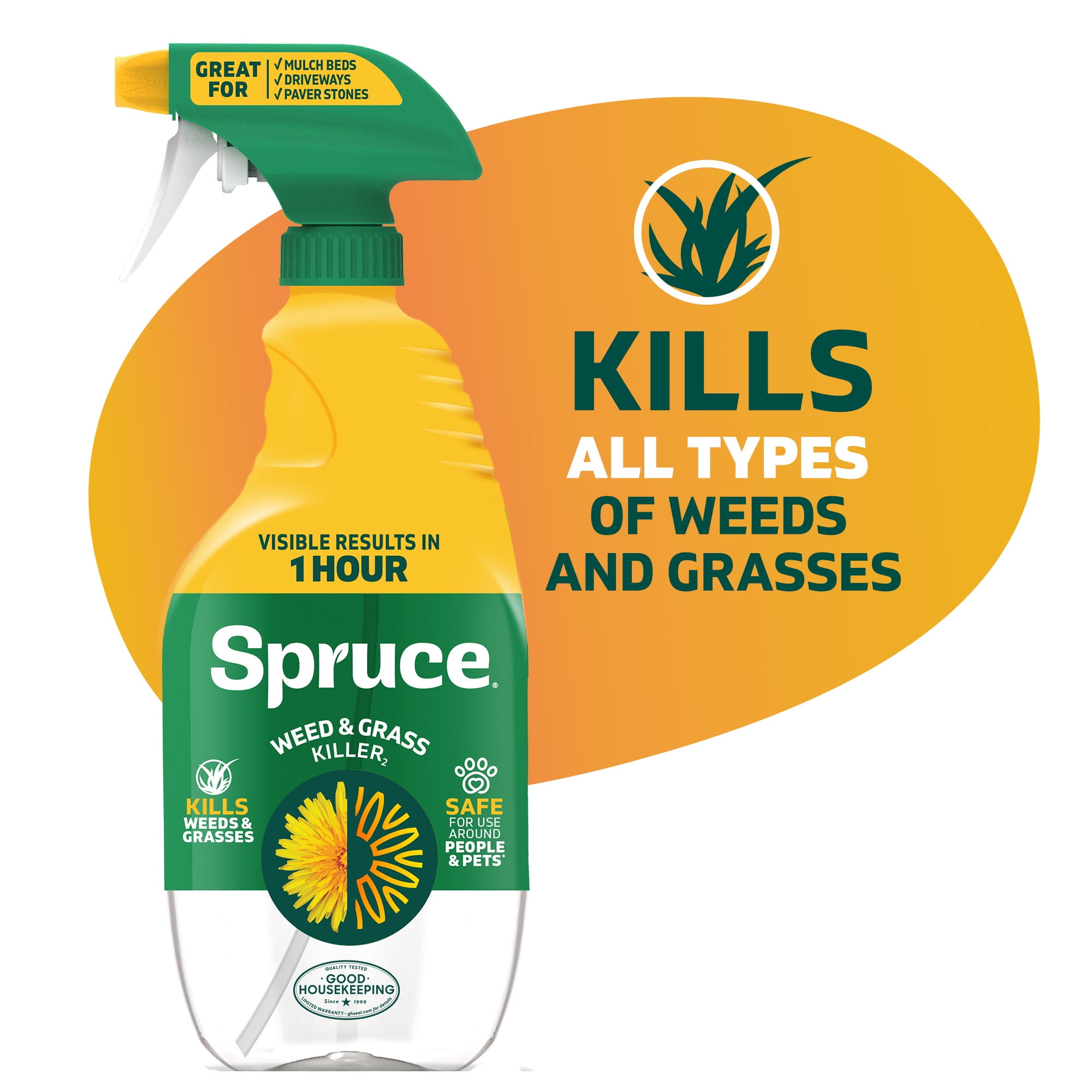 Spruce Weed & Grass Killer, Kills All Types of Weeds and Grasses ...