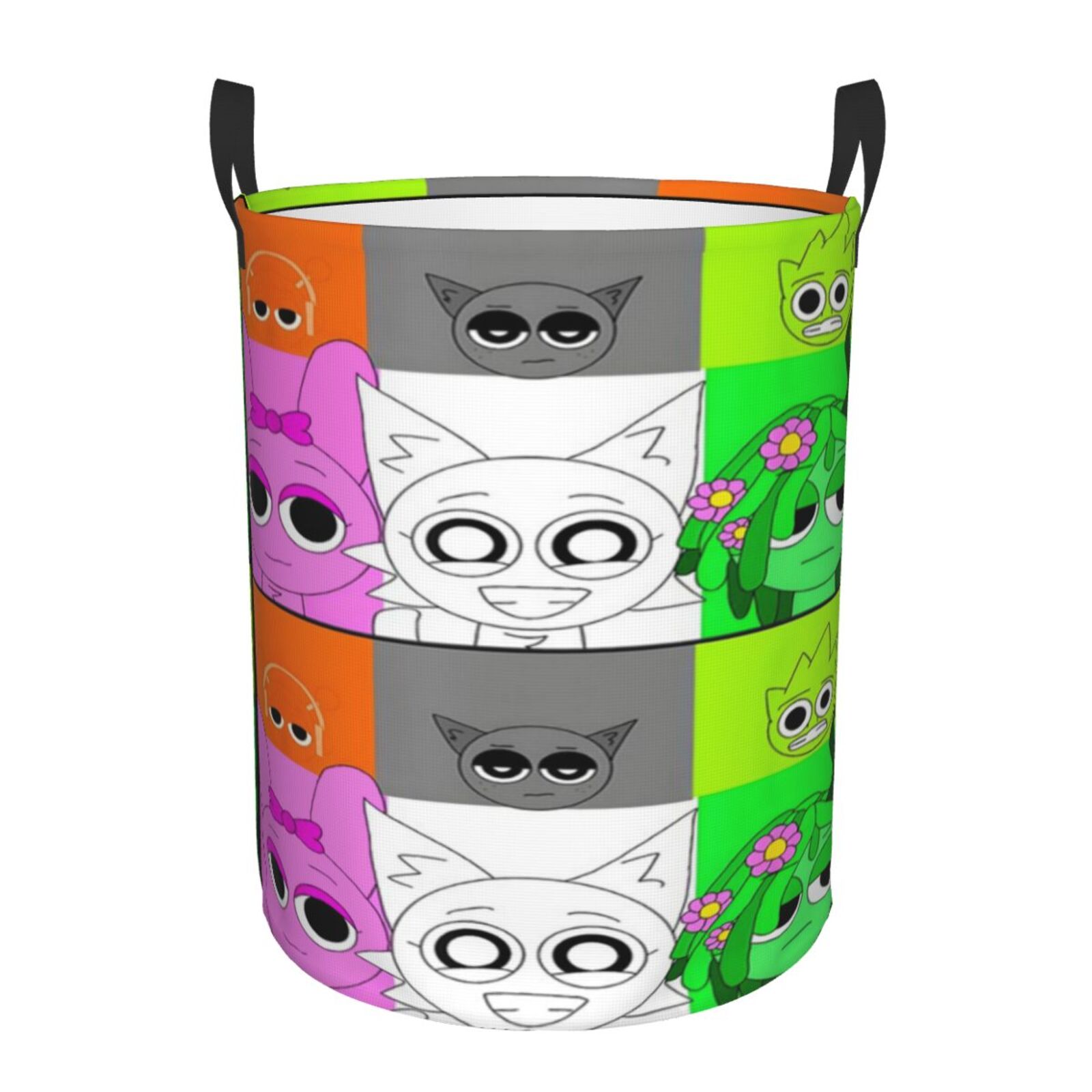 Sprun-Ki 3d Graphic Flame Laundry Basket Fire Flame Clothes Hamper ...