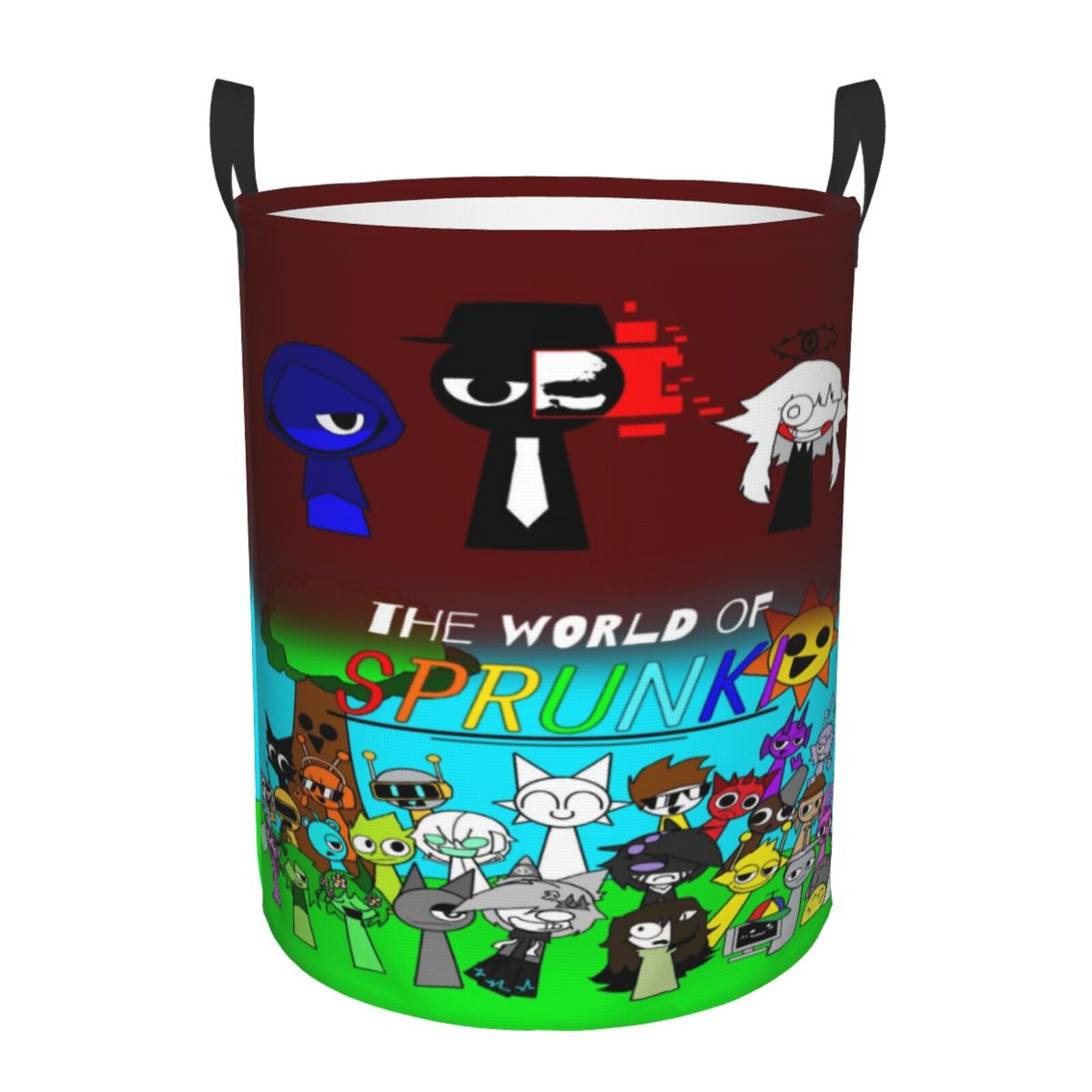 Sprun-Ki 3d Graphic Flame Laundry Basket Fire Flame Clothes Hamper ...