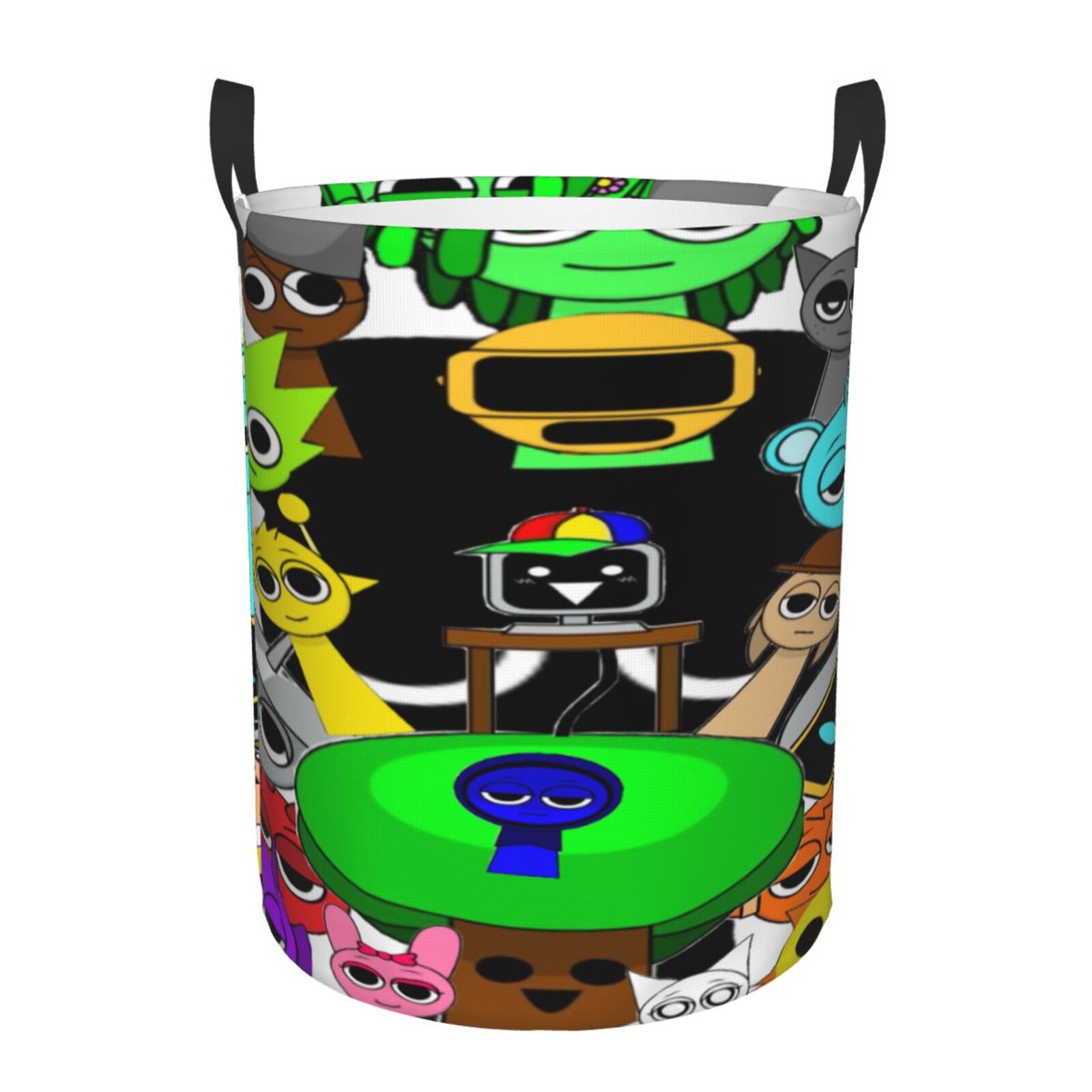 Sprun-Ki 3d Graphic Flame Laundry Basket Fire Flame Clothes Hamper ...