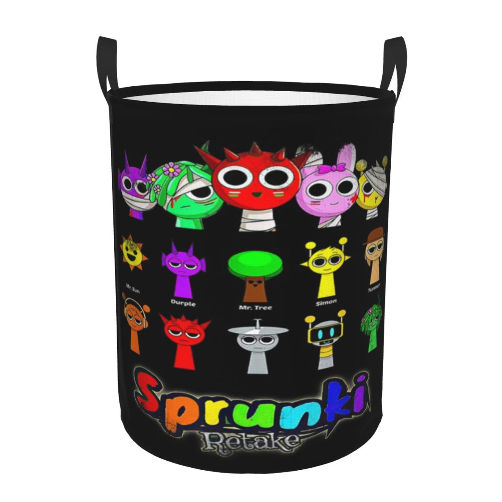 Sprun-Ki 3d Graphic Flame Laundry Basket Fire Flame Clothes Hamper ...