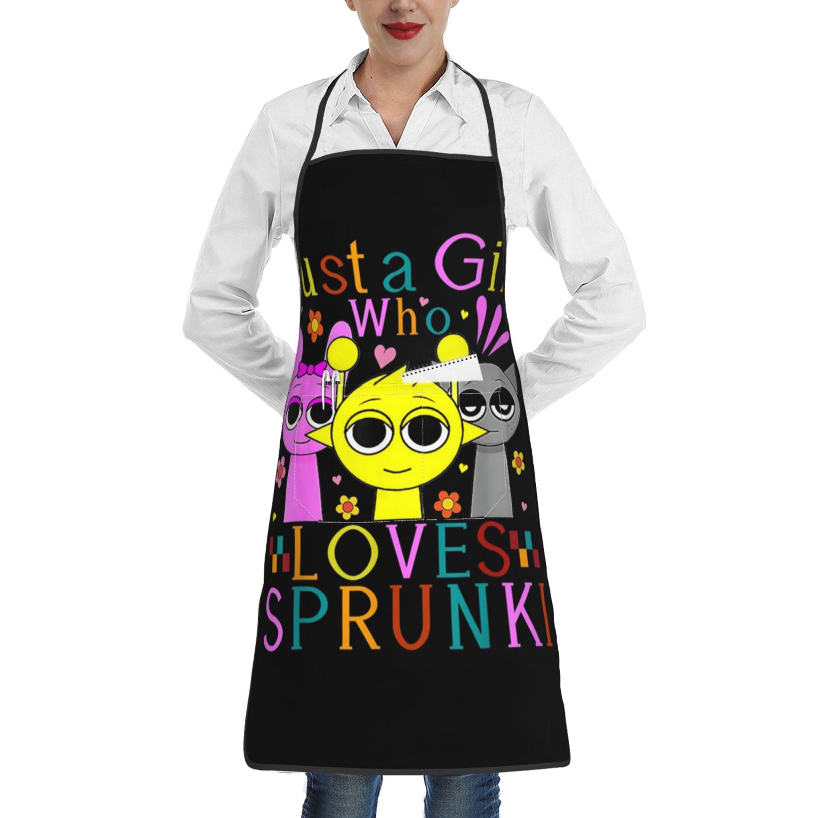 Sprun-Ki Apron With 2 Pockets For Cooking Baking Painting For Men Women ...