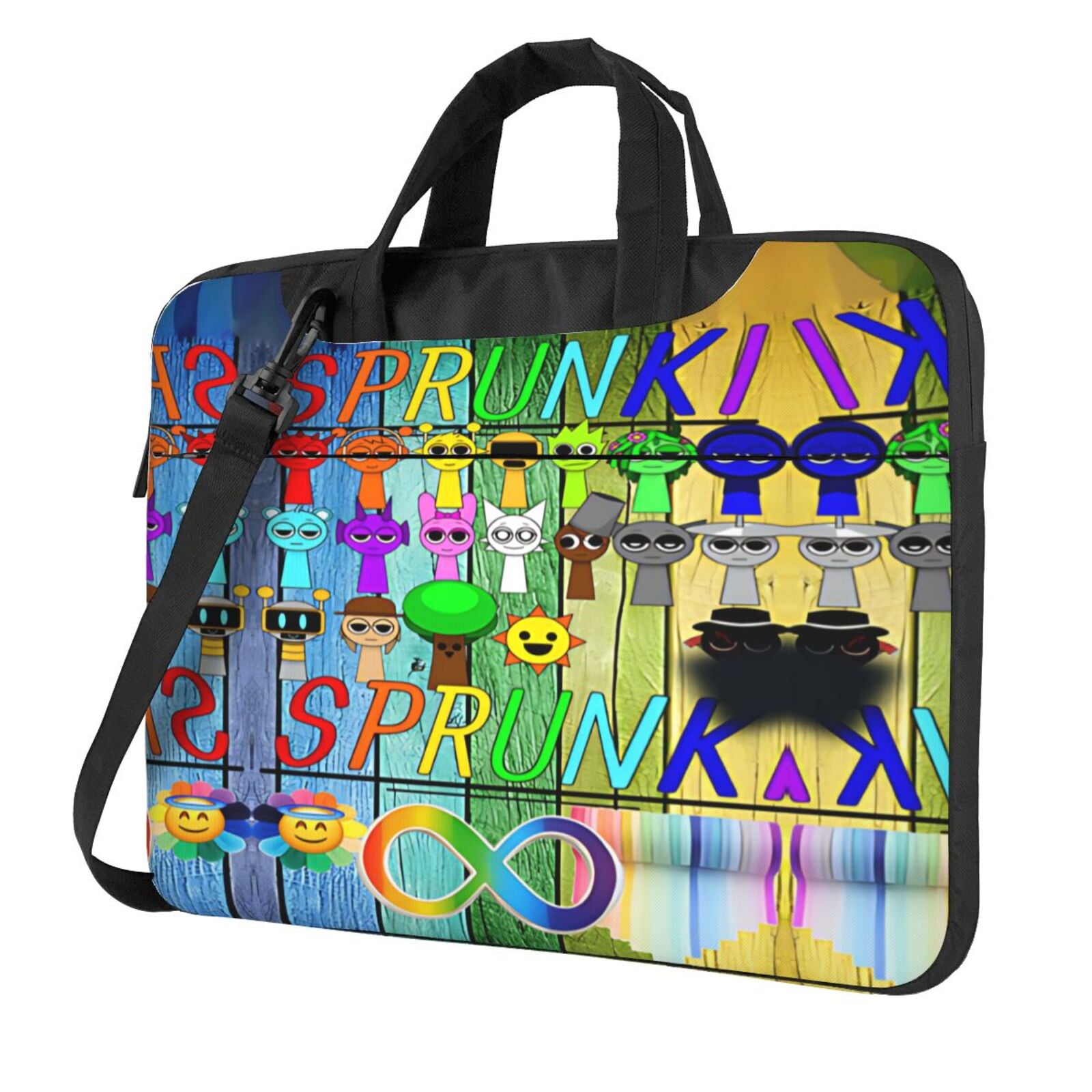 Sprun-Ki Laptop Bag For Women Men Waterproof Laptop Shoulder Bag 13-15. ...