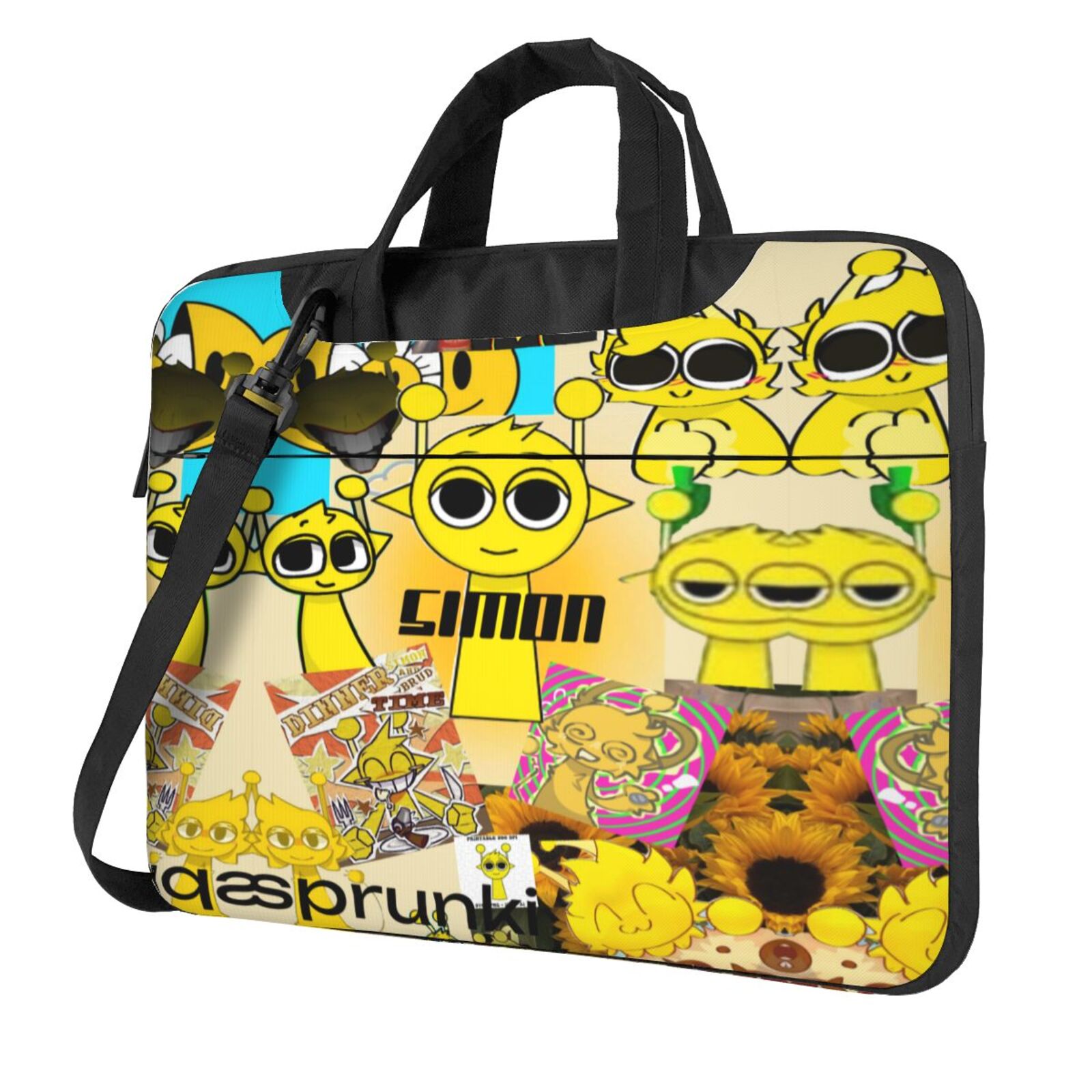 Sprun-Ki Laptop Bag For Women Men Waterproof Laptop Shoulder Bag 13-15. ...