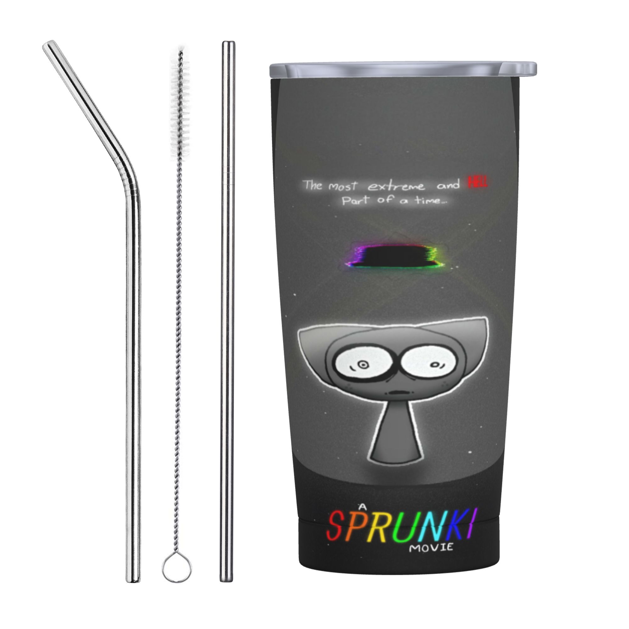 Sprun-Ki Tumbler With Lid And Straw Stainless Steel Insulated Tumbler ...