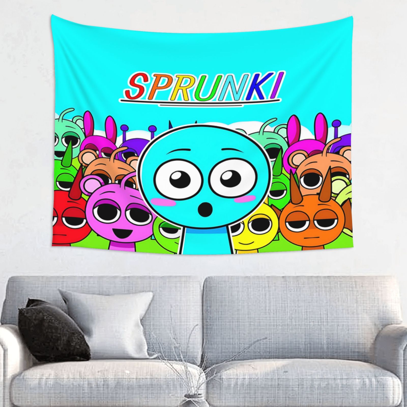Sprun-Ki Wall Tapestry Poster For Bedroom Aesthetics Funny Room Decor ...