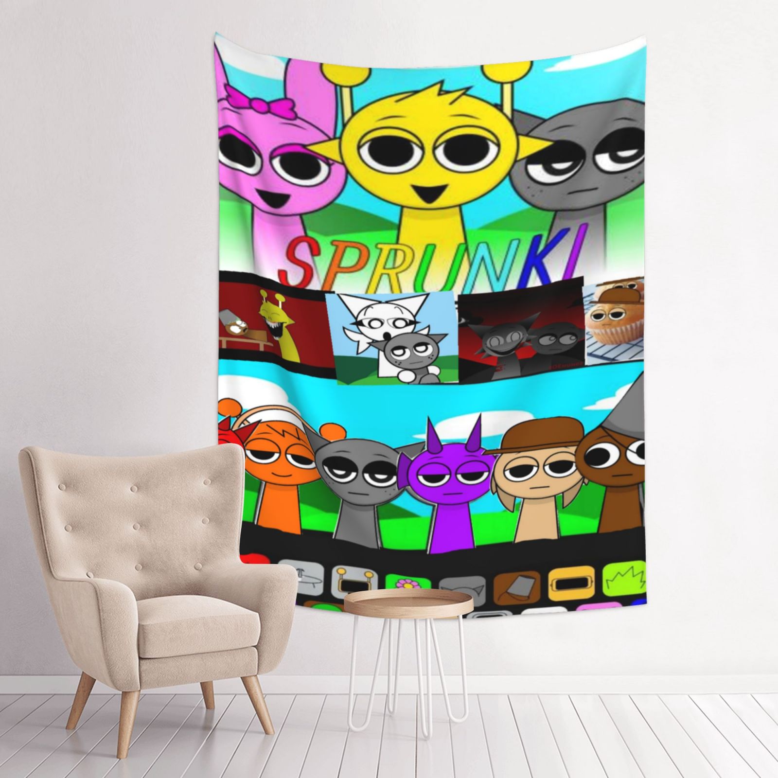 Sprun-Ki Wall Tapestry Poster For Bedroom Aesthetics Funny Room Decor ...