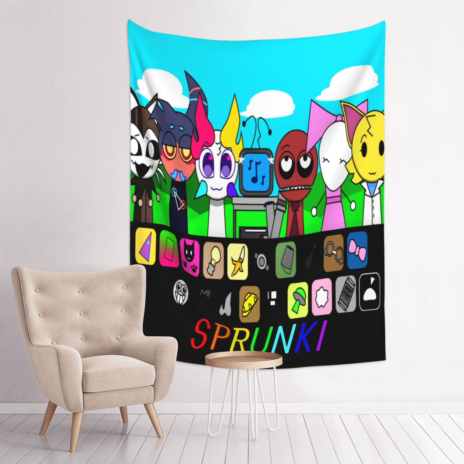 Sprun-Ki Wall Tapestry Poster For Bedroom Aesthetics Funny Room Decor ...