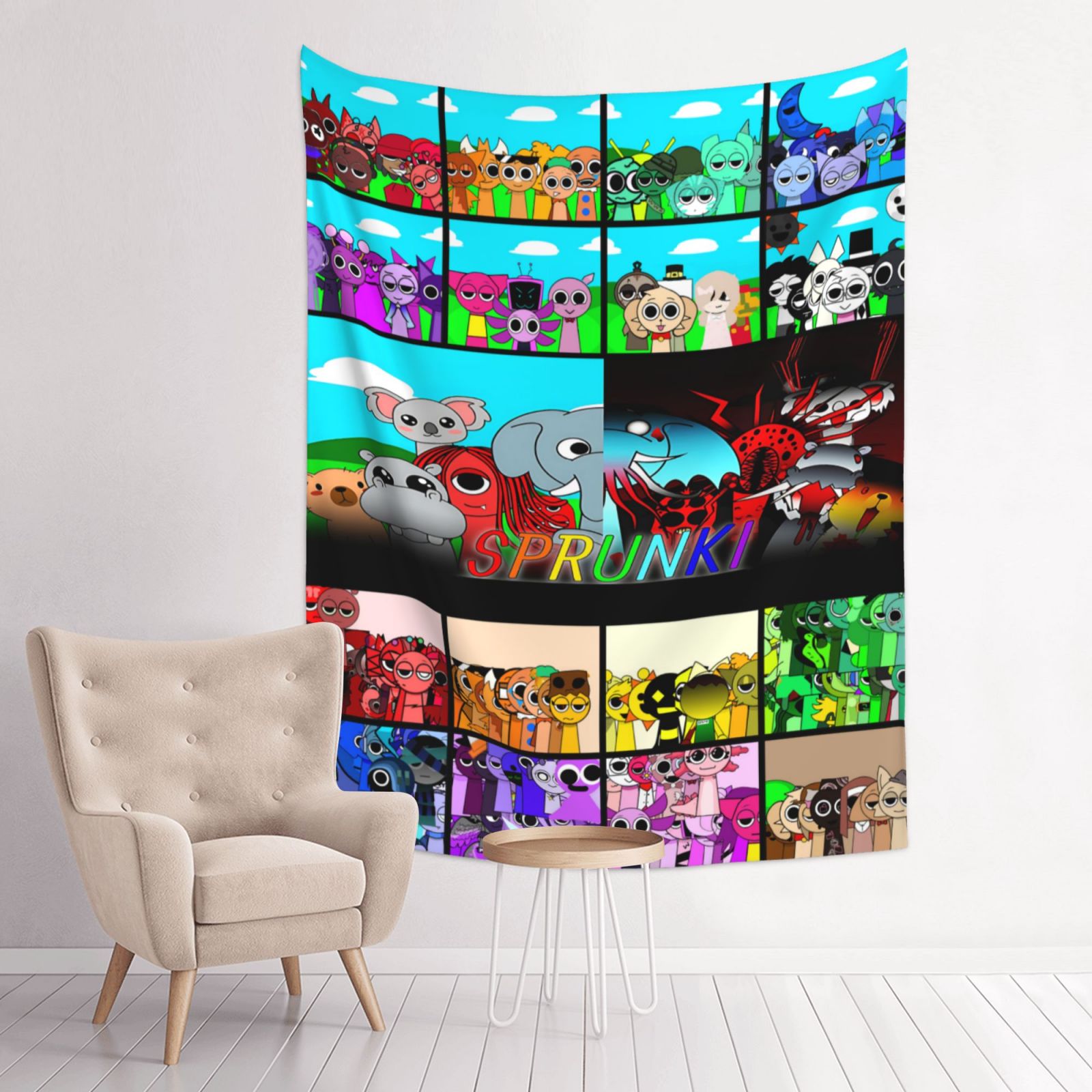 Sprun-Ki Wall Tapestry Poster For Bedroom Aesthetics Funny Room Decor ...