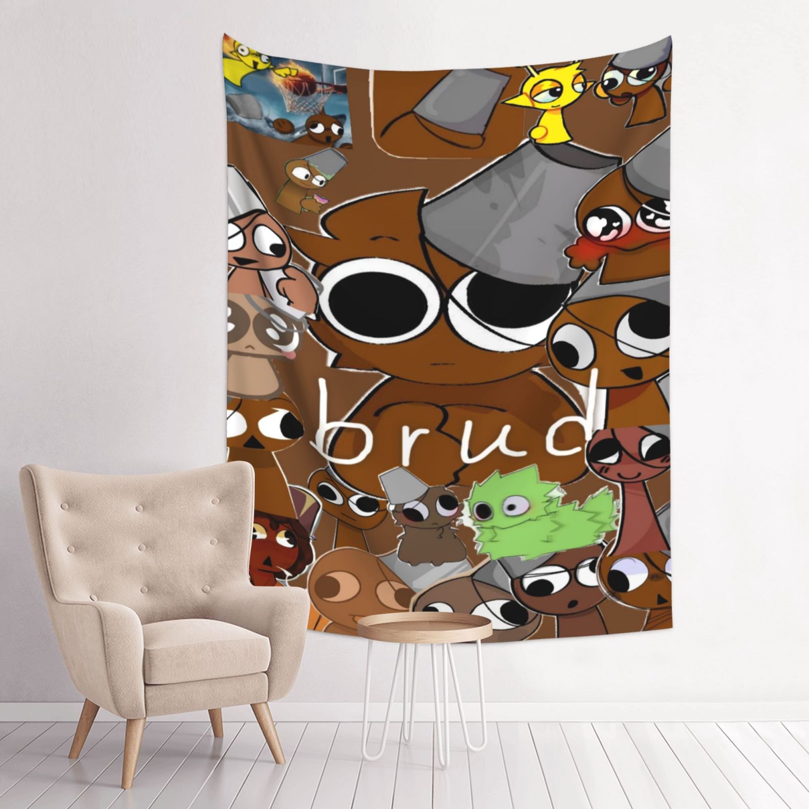 Sprun-Ki Wall Tapestry Poster For Bedroom Aesthetics Funny Room Decor ...