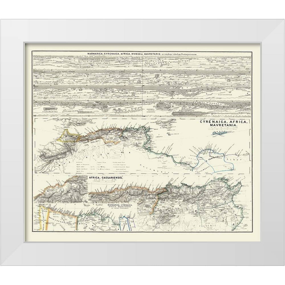 Spruner 17x15 White Modern Wood Framed Museum Art Print Titled ...