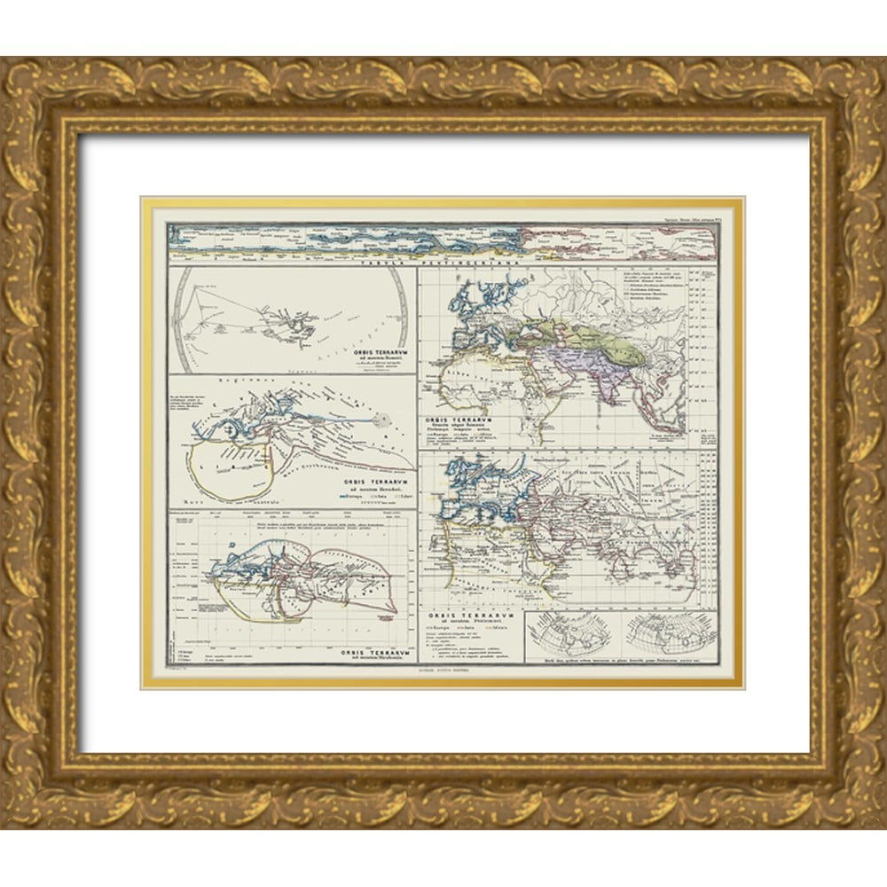 Spruner 31x26 Gold Ornate Wood Framed with Double Matting Museum Art ...