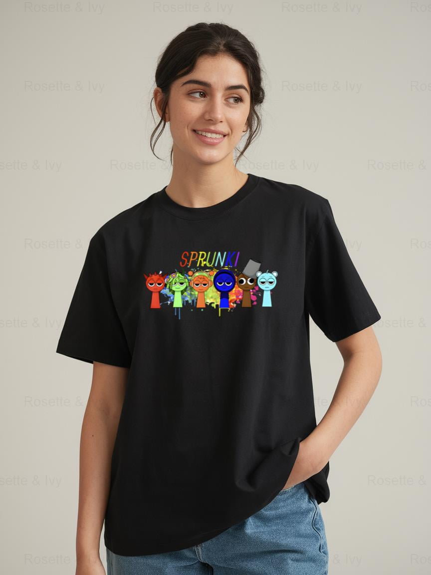 Sprunk Roblox T Shirt Gamer Kids Colorful Online Game Fan Look, for ...