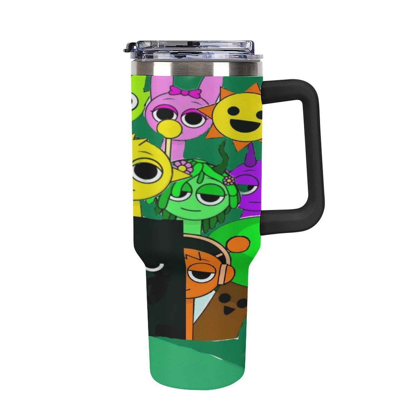 Sprunki 40oz Insulated Tumbler Cup - Extra Large Leak-Proof Travel Mug ...