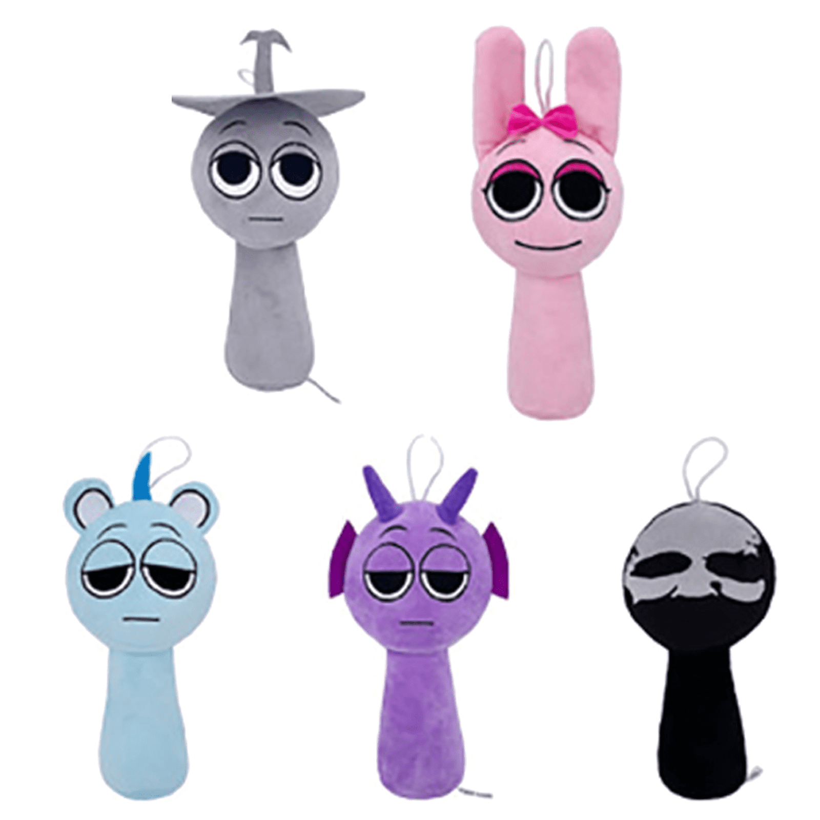 Sprunki 9" Plush Collection, Sprunki Game Soft Toys, Sprunki Incredibox ...