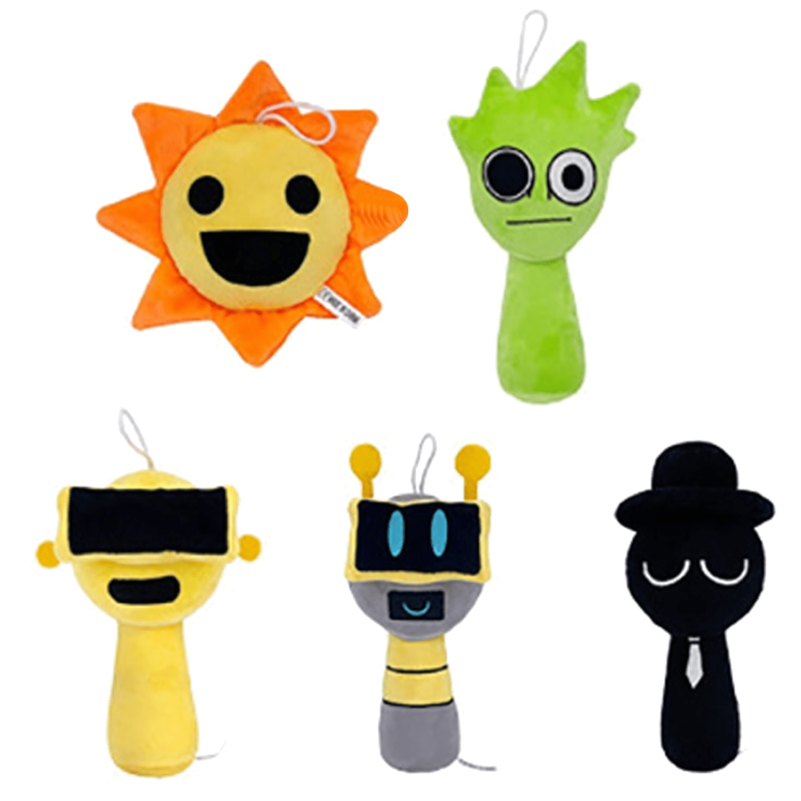 Sprunki 9" Plush Collection, Sprunki Game Soft Toys, Sprunki Incredibox ...