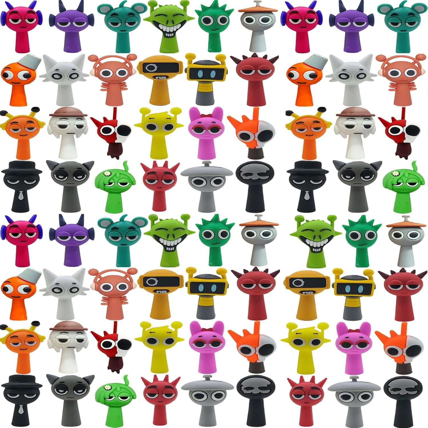 Sprunki Action Figures Blind Box, Sprunky Toys, Sprunki Blind Box ...