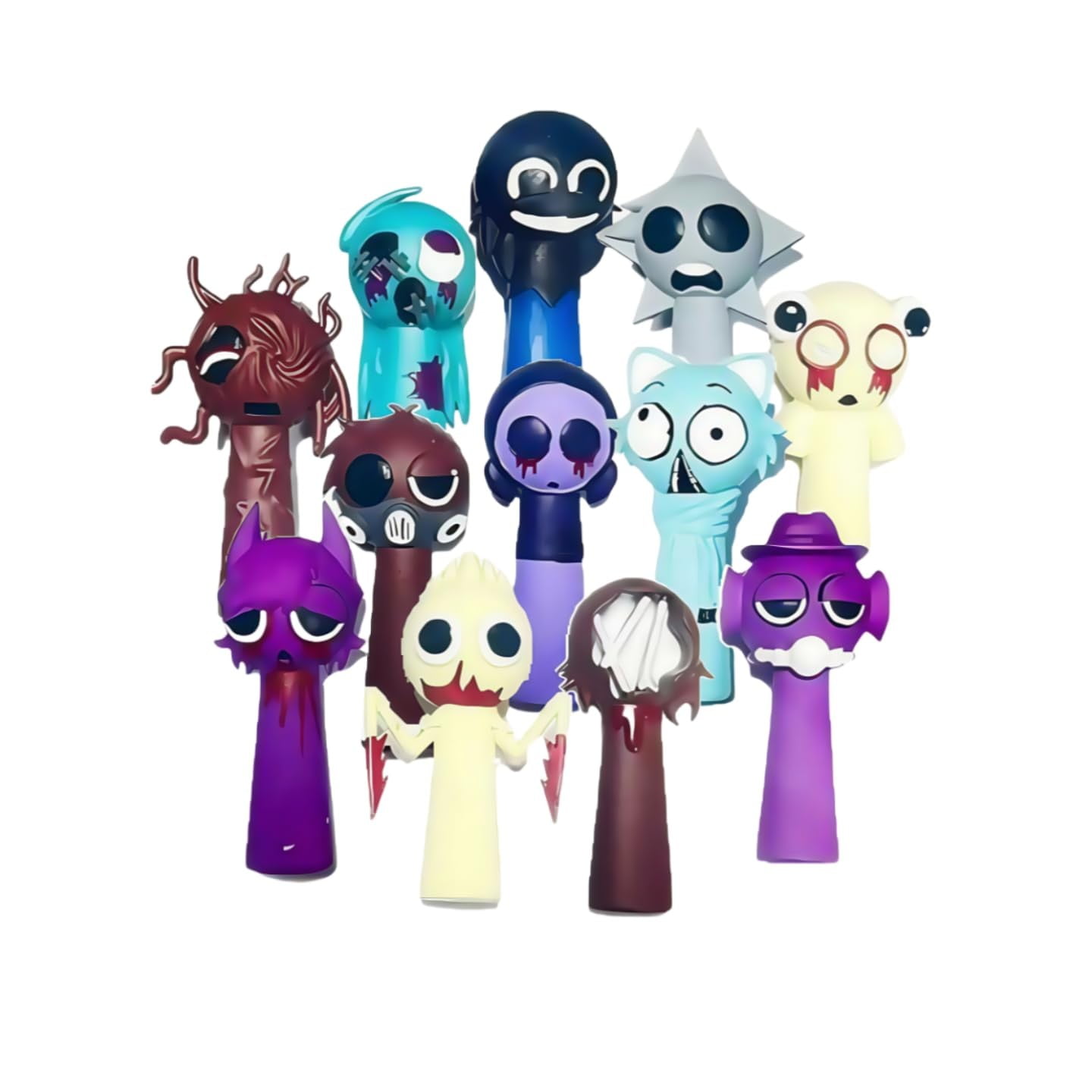 Sprunki Action Figures Sprunki Toys Sprunkies Game Room Figurine Decor ...