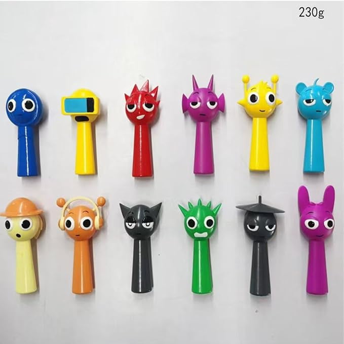 Sprunki Action Figures,Sprunky Toy Whole Set Oren,Reddy Fun bot Durple ...