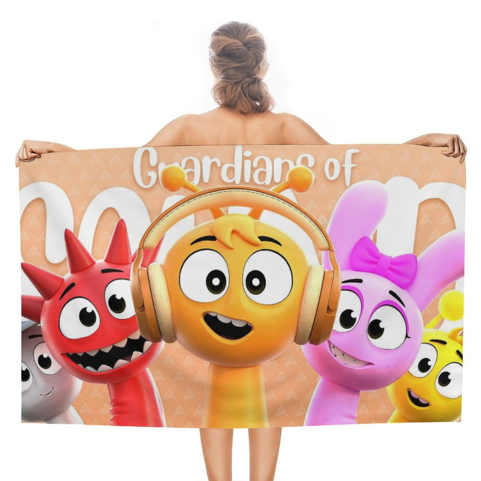 Sprunki Adult Beach Towels Pool Double Faced Pile Blanket Oversized ...