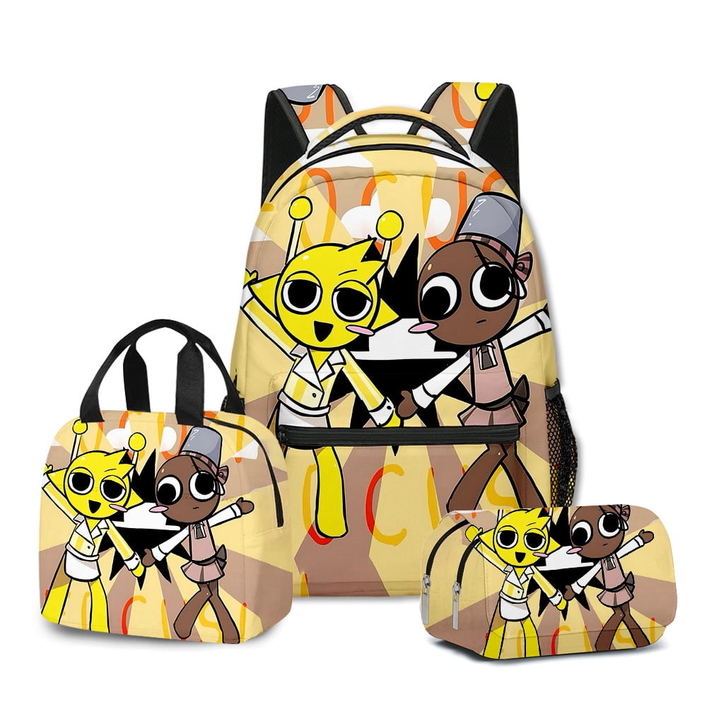 Sprunki Anime Backpack For Women Men, Fashion Daypack, Classic High ...