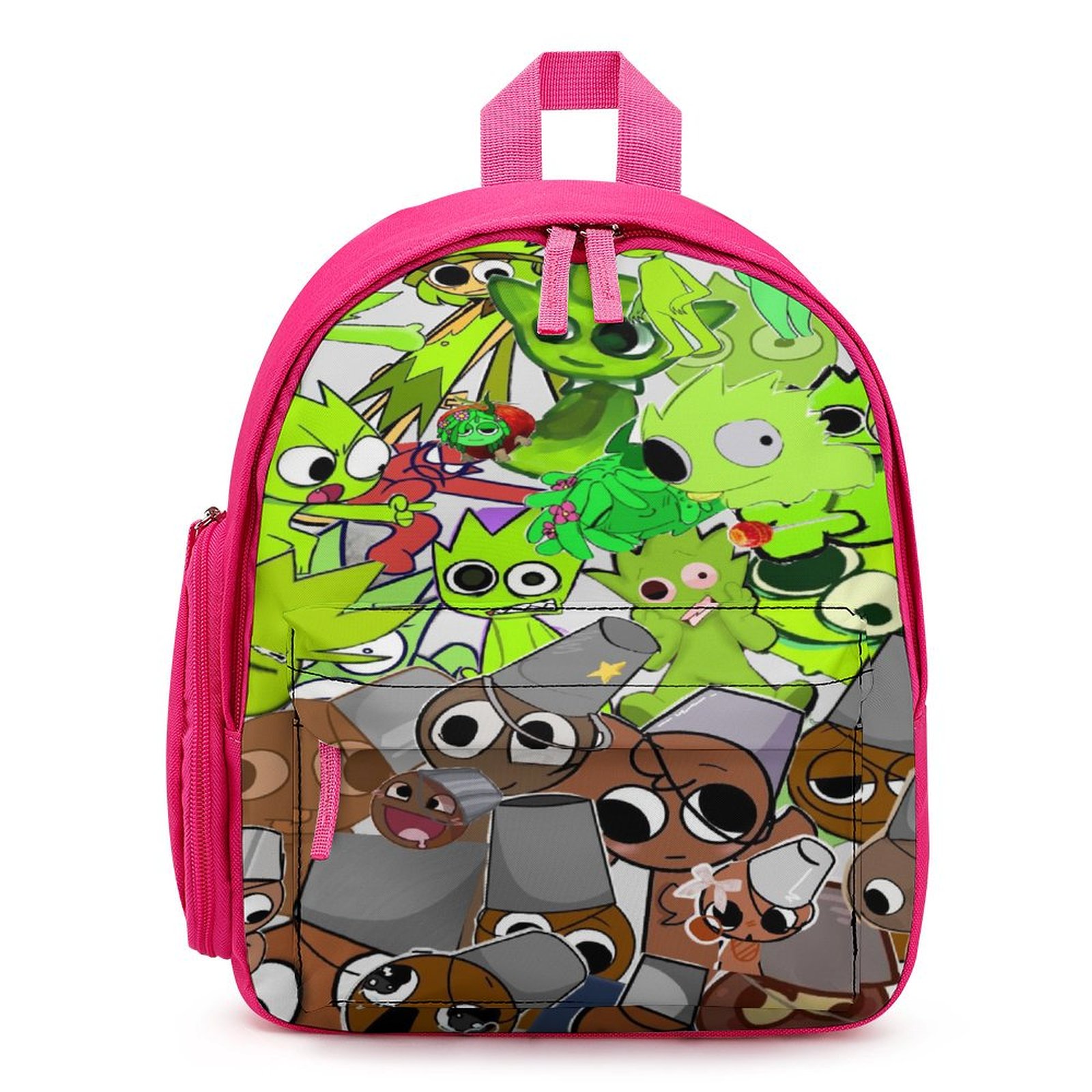 Sprunki Backpack 12 Inch Mini Bookbag Casual Daypack for Travel Men ...