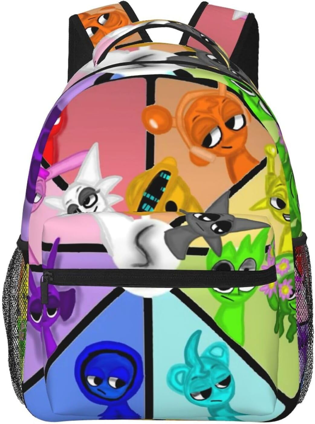 Sprunki Backpack 3D Printed Laptop Backpack Casual Outdoor Daypack ...