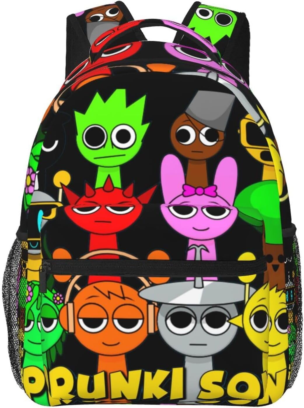 Sprunki Backpack 3D Printed Laptop Backpack Casual Outdoor Daypack ...