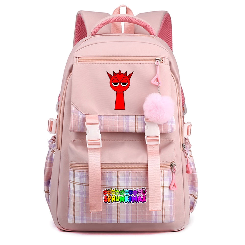 Sprunki Backpack 3d Printed Backpack Lightweight Laptop Bag Cartoon ...