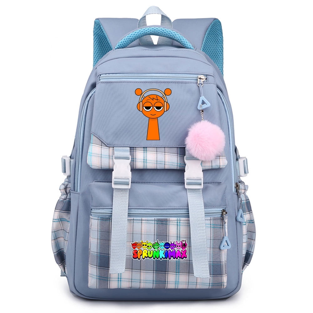 Sprunki Backpack 3d Printed Backpack Lightweight Laptop Bag Cartoon ...