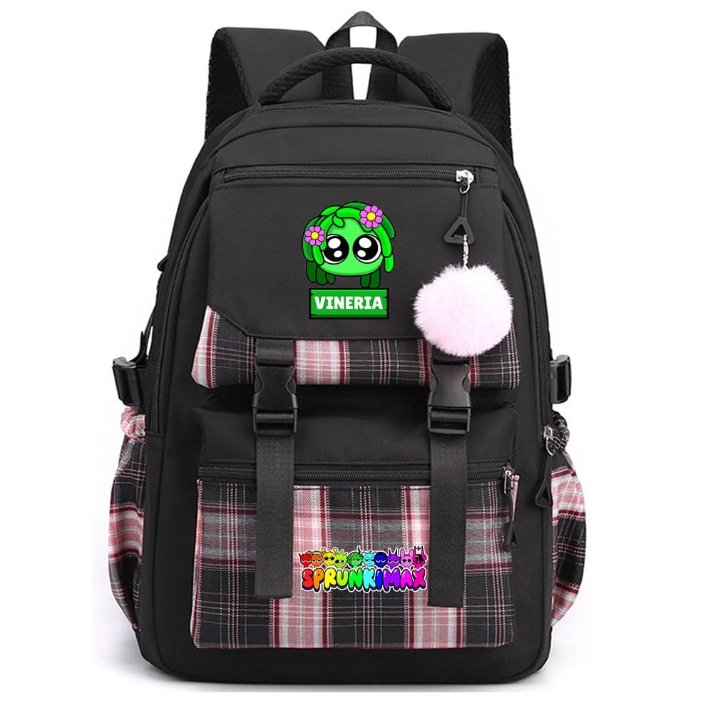 Sprunki Backpack 3d Printed Backpack Lightweight Laptop Bag Cartoon ...