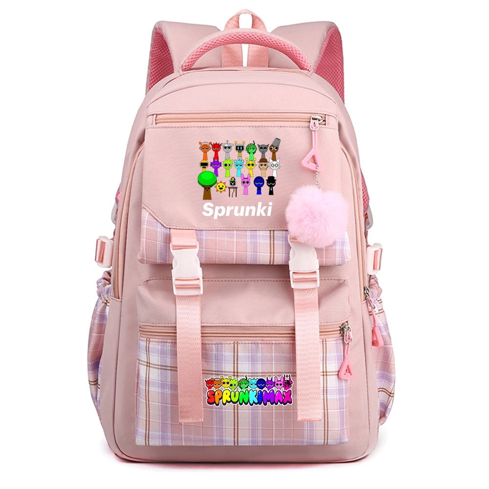 Sprunki Backpack 3d Printed Backpack Lightweight Laptop Bag Cartoon ...