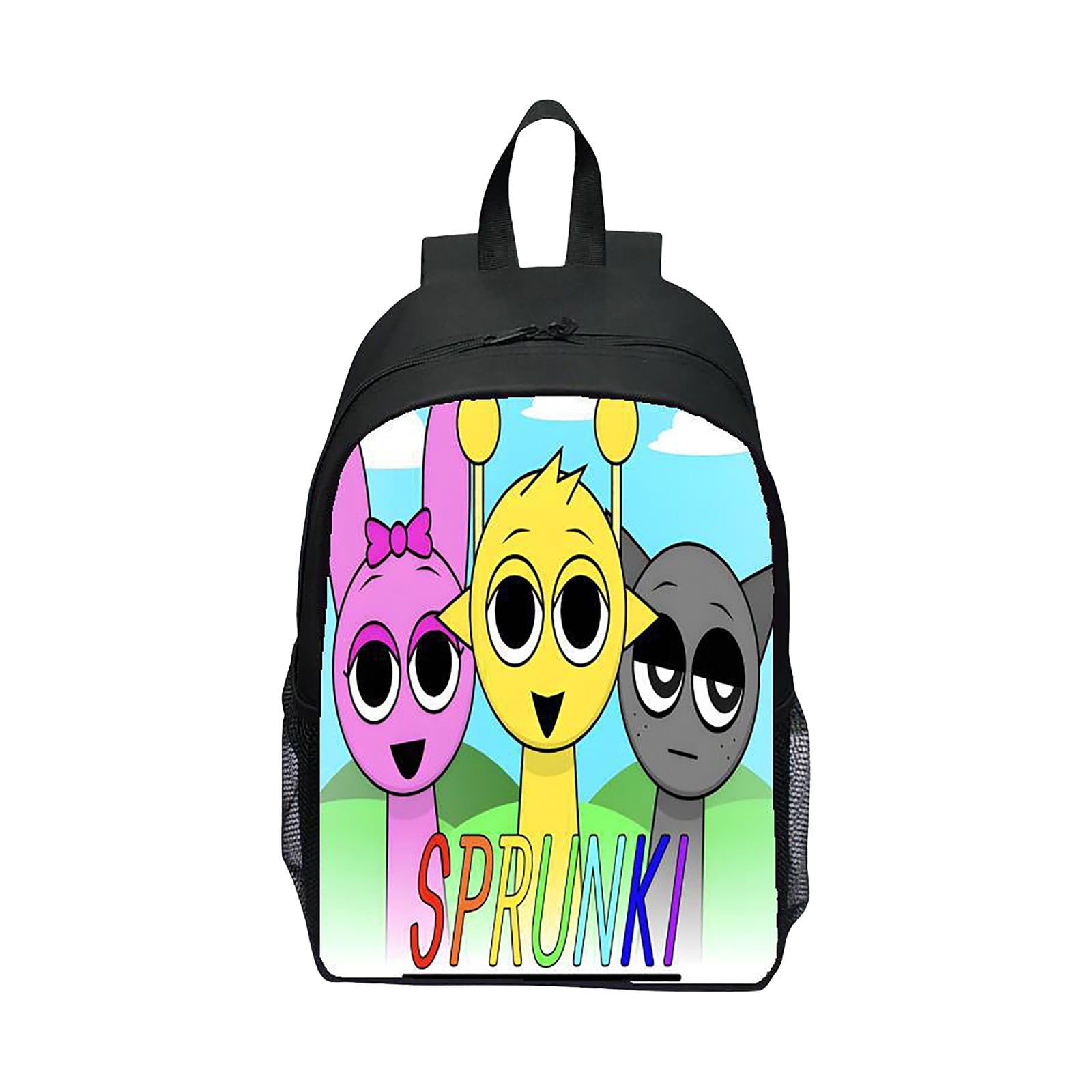 Sprunki Backpack Cartoon Character, Sprunki Swap Rhythm Backpack Large ...