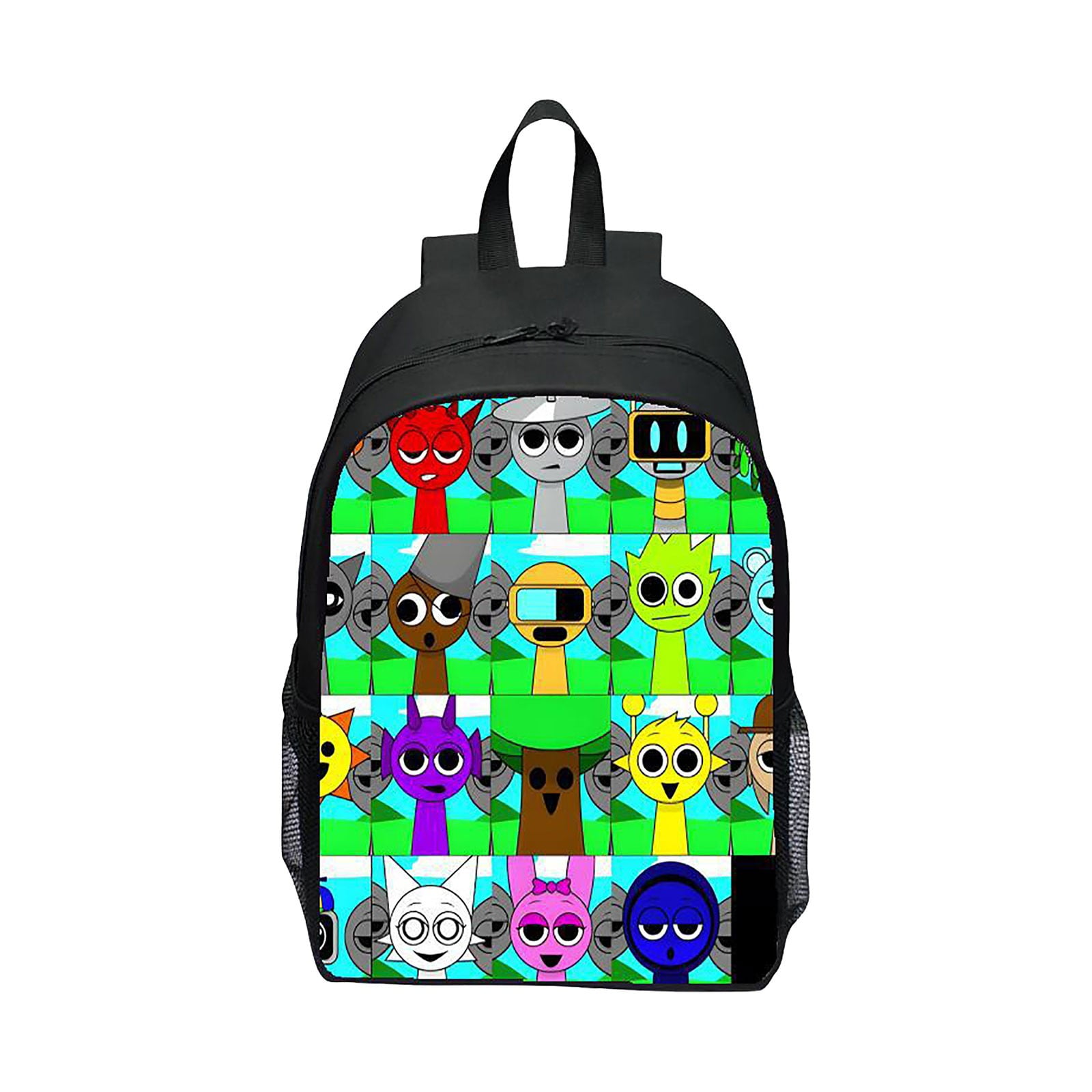 Sprunki Backpack Cartoon Character, Sprunki Swap Rhythm Backpack Large ...