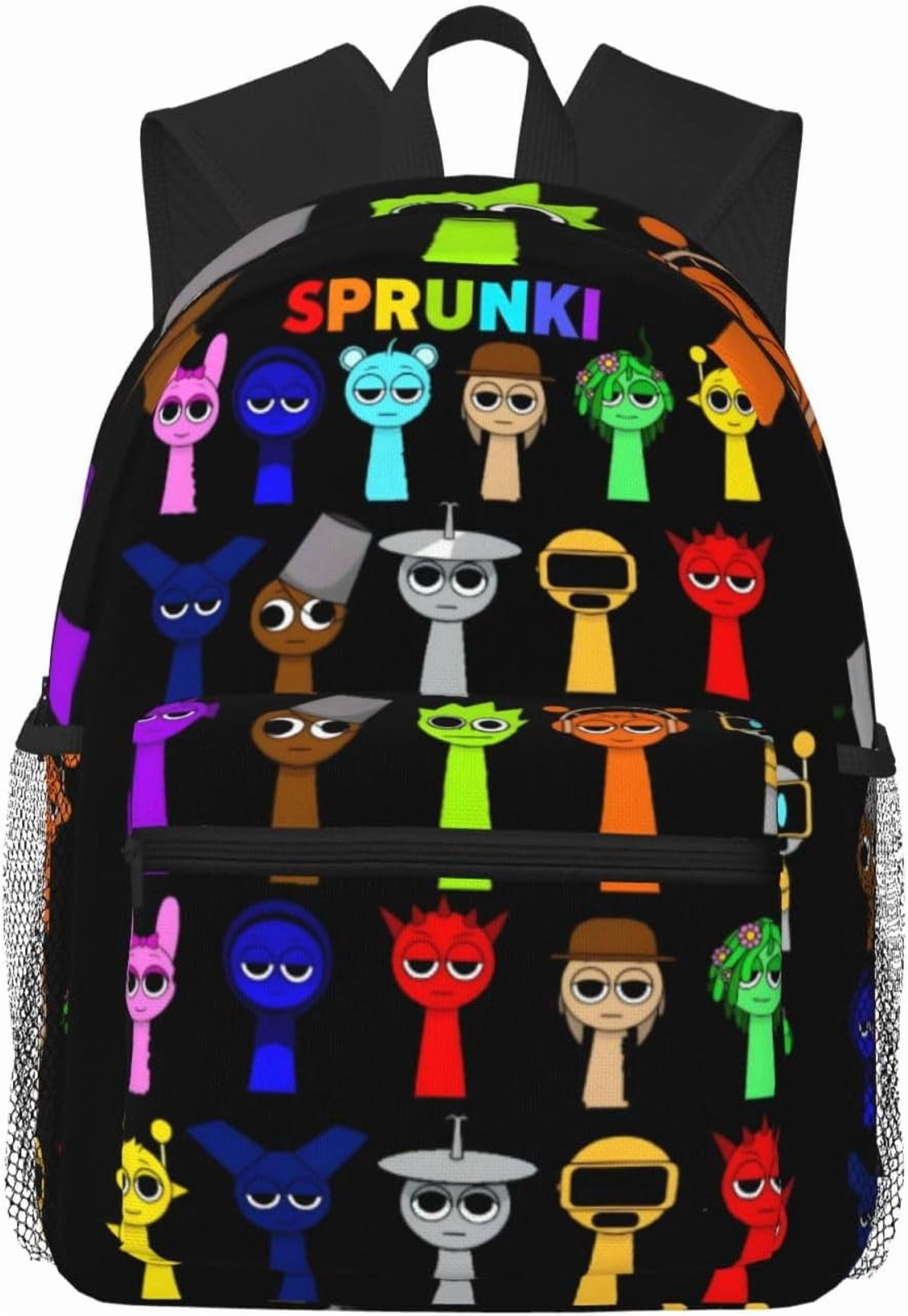Sprunki Backpack Cartoon Cute Light Daily Backpack - Walmart.com