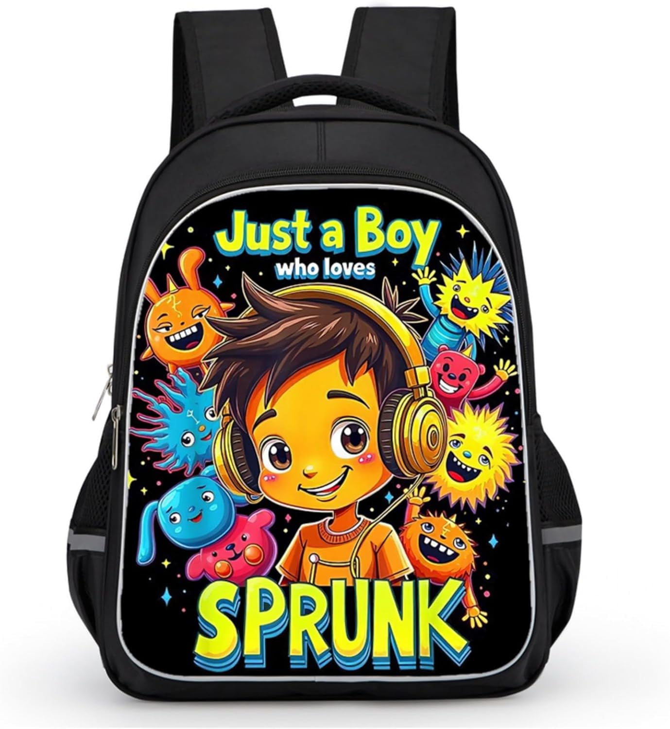 Sprunki Backpack,Cartoon Sprunki Game Backpack Laptop Bag Travel ...