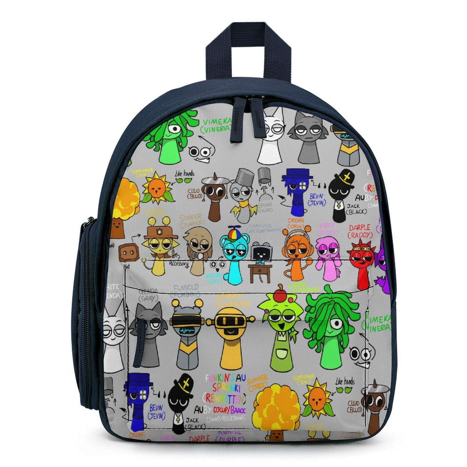 Sprunki Backpack Shoulder Bags Daypack Backpacks Lightweight Bag Travel ...