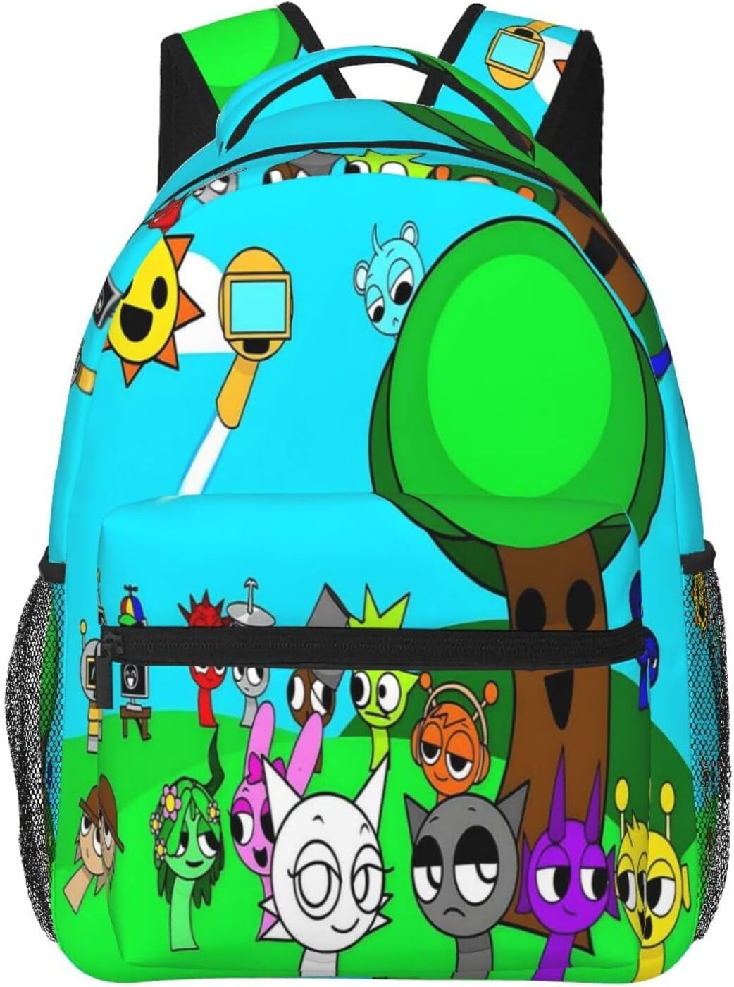 Sprunki Backpack Cute Character School Bookbag Sprunki Fans Travel ...