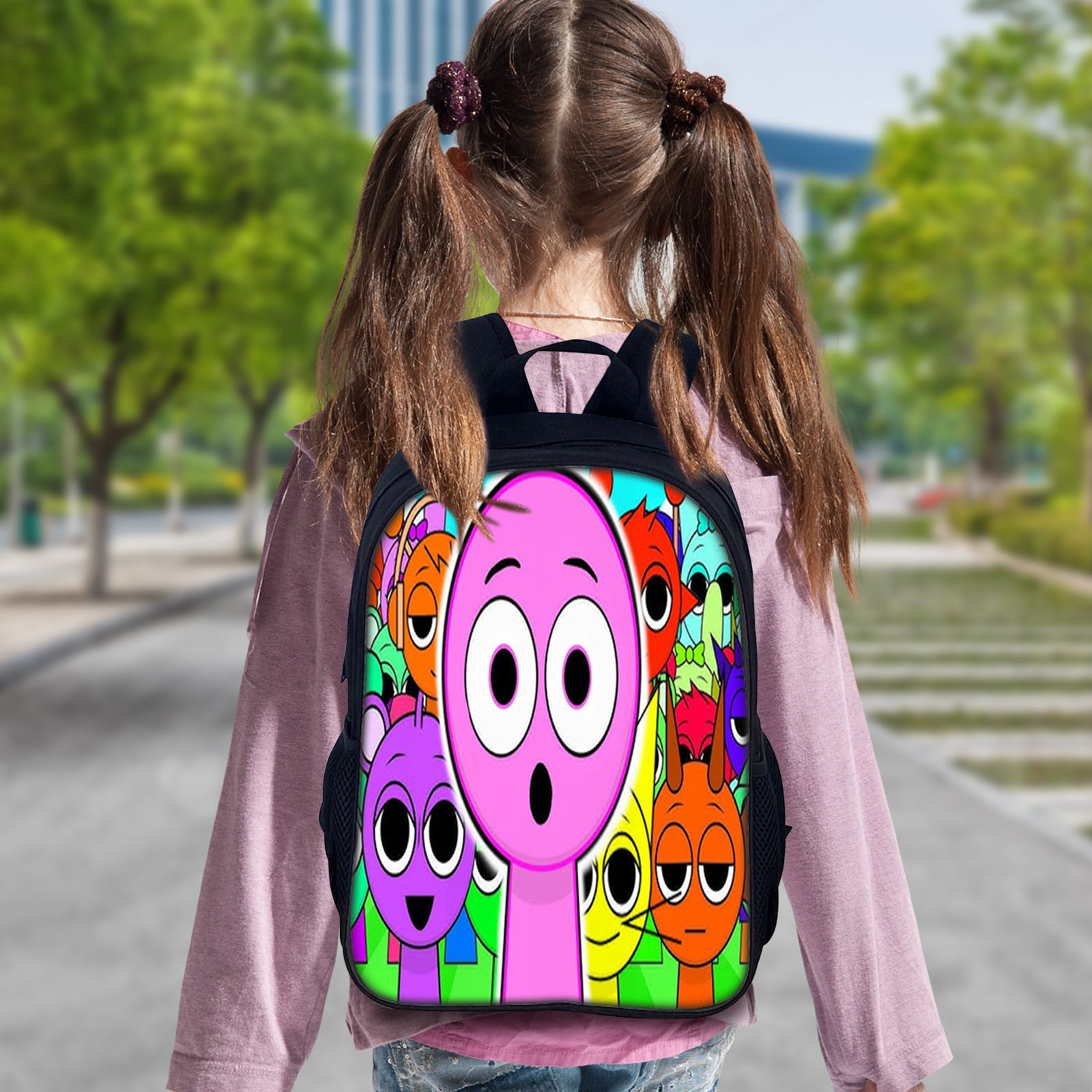 Sprunki Backpack Sprunki Kawaii 3d Printed Backpack Fan Merchandise ...