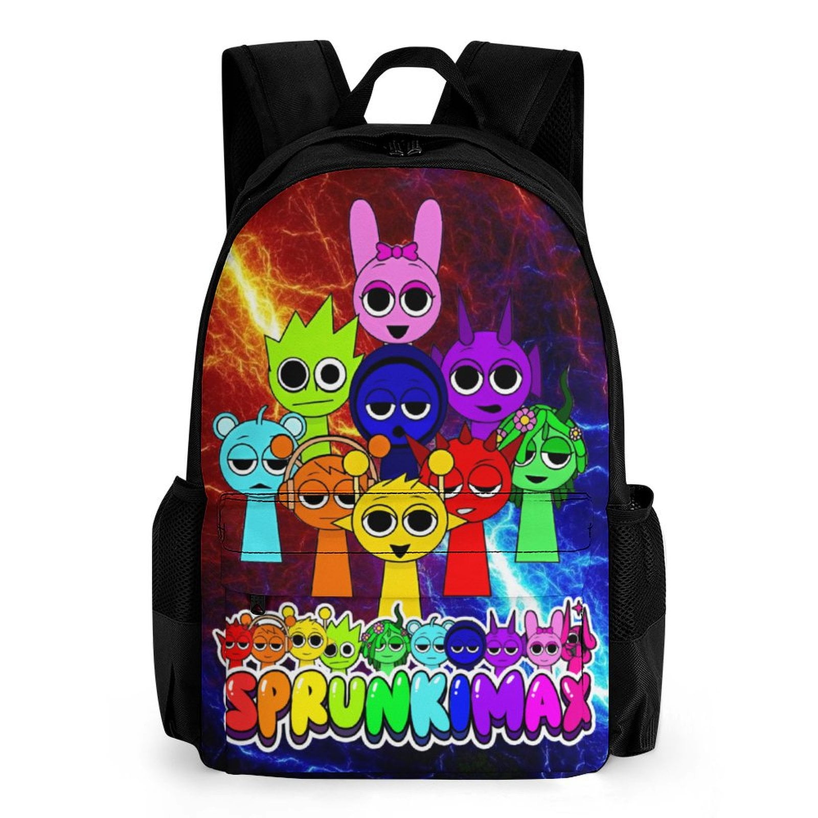 Sprunki Backpack Waterproof Multifunction Bookbag, Lightweight Casual ...