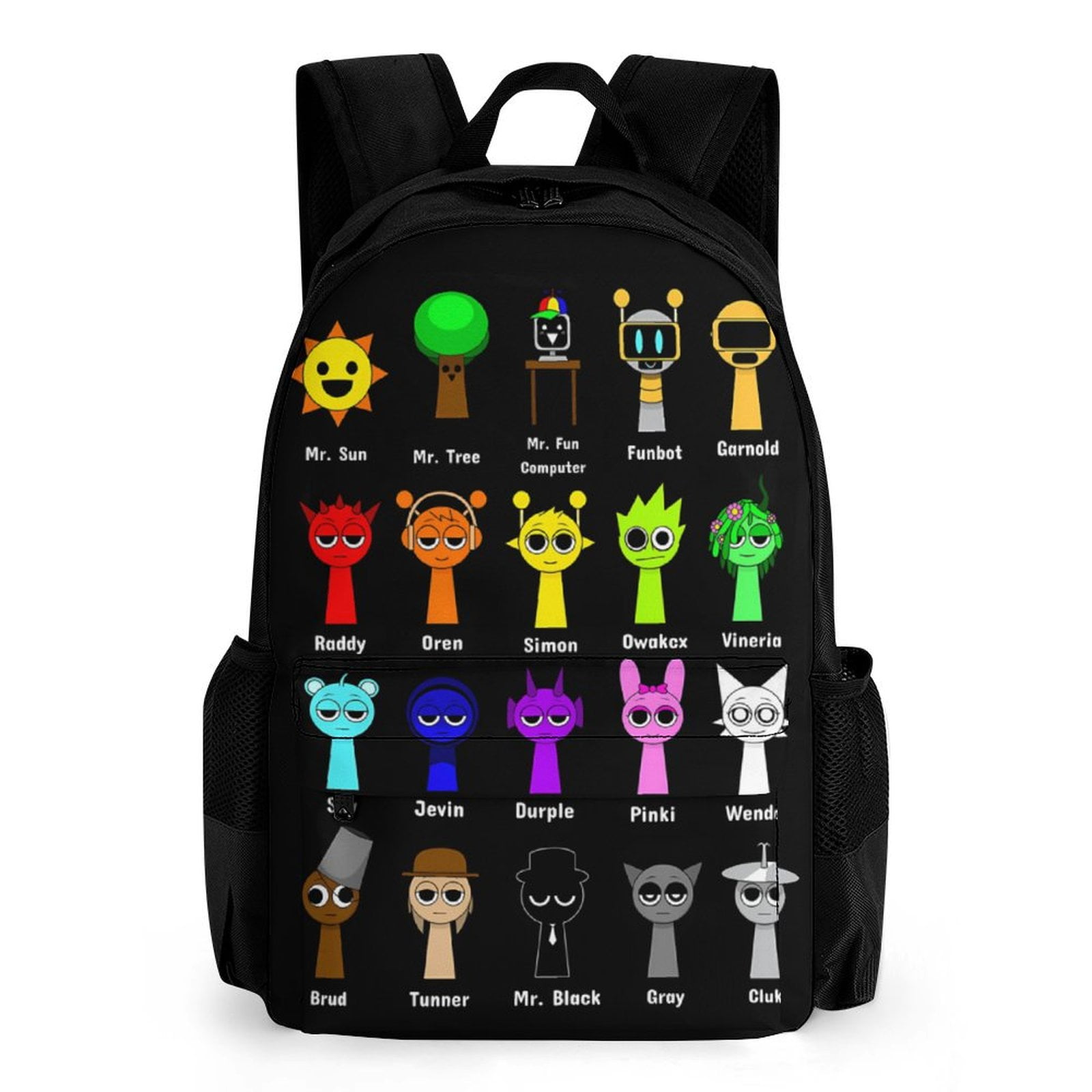 Sprunki Backpack Waterproof Multifunction Bookbag, Lightweight Casual ...