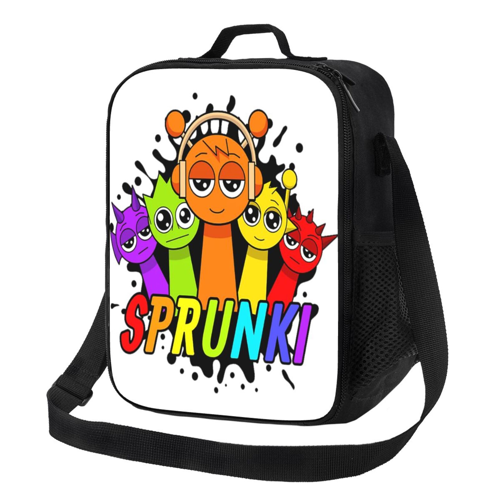 Sprunki Bento Bag Printed Design Insulated Single Room Portable Bento ...