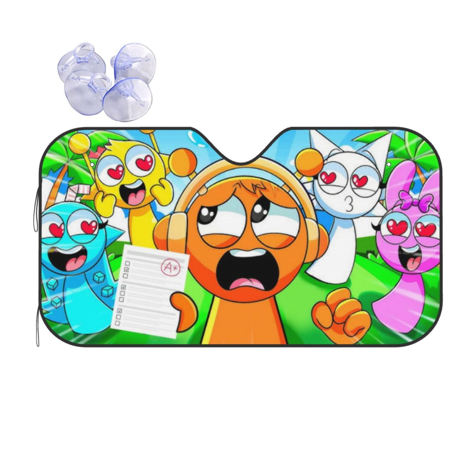 Sprunki Car Windshield Sun Shades, Front Windshield Sun Shade For Car ...