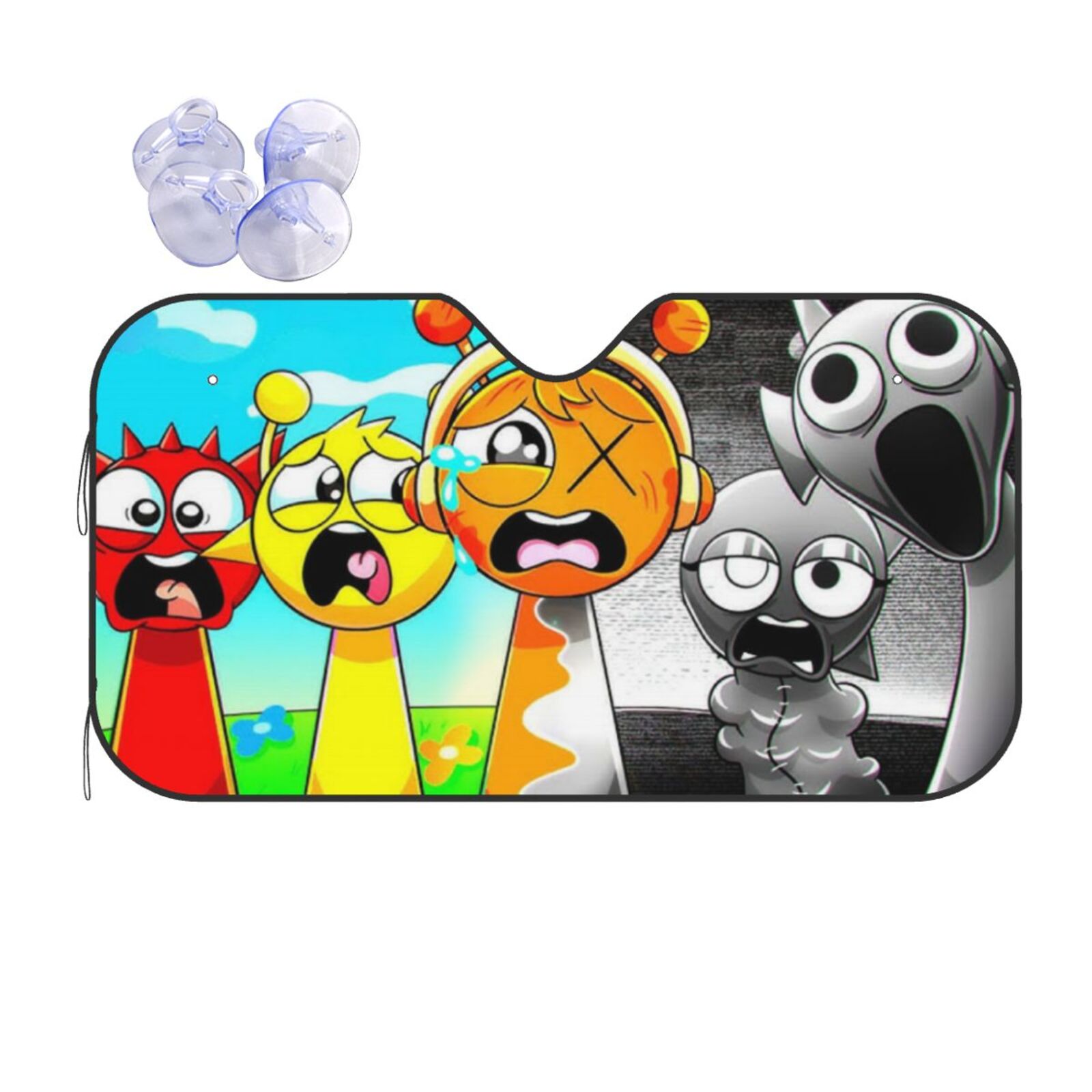 Sprunki Car Windshield Sun Shades, Front Windshield Sun Shade For Car ...