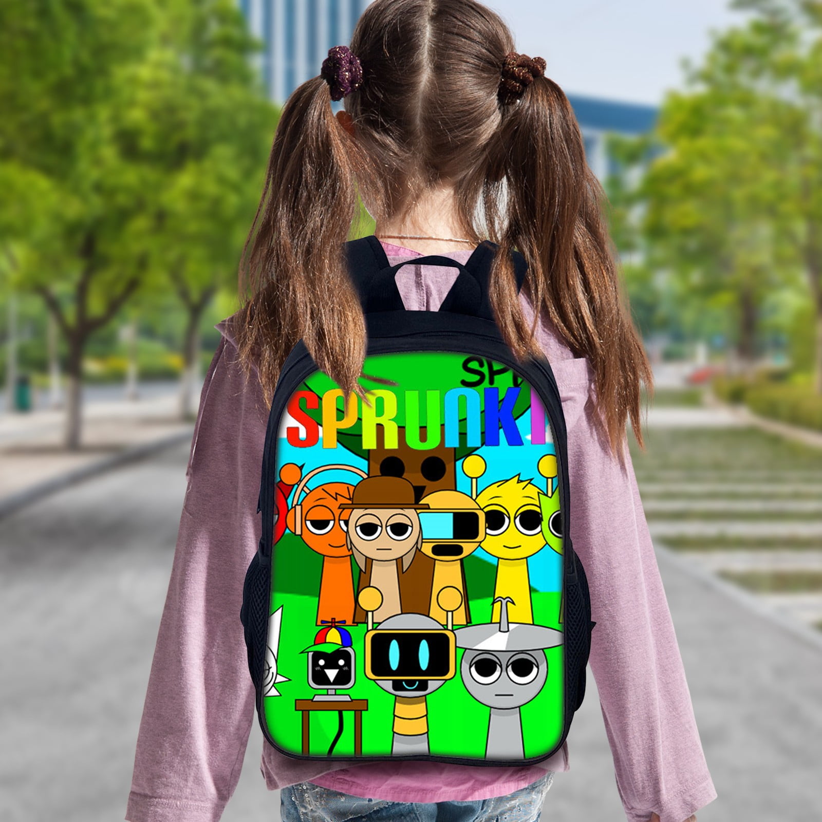 Sprunki Back-pack Sprunki Casual Day-pack Double Straps Sprunki Large ...