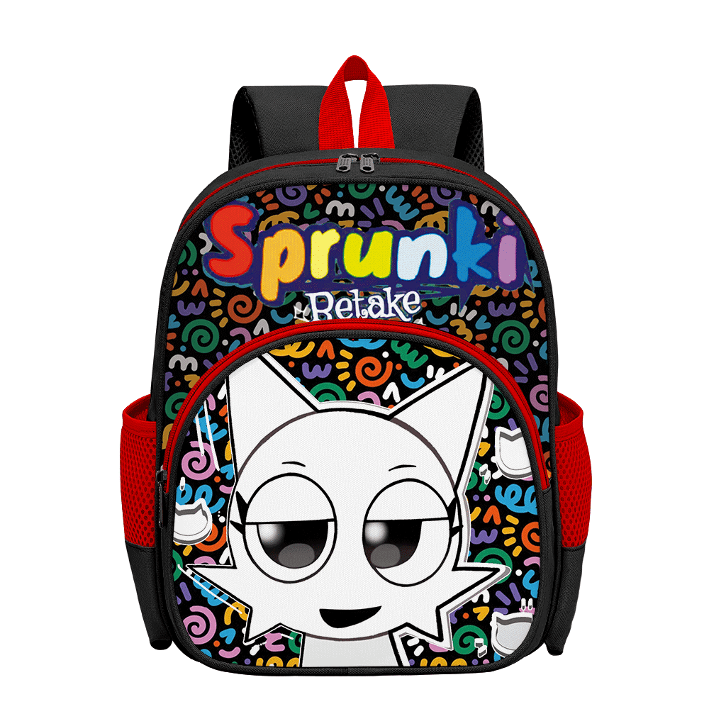 Sprunki Cartoon Backpacks Sprunki Canvas School Bag Fashion Large ...