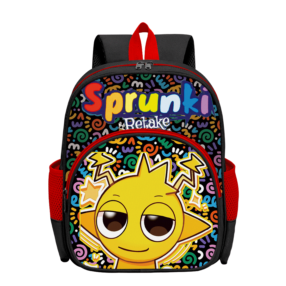 Sprunki Cartoon Backpacks Sprunki Canvas School Bag Fashion Large ...