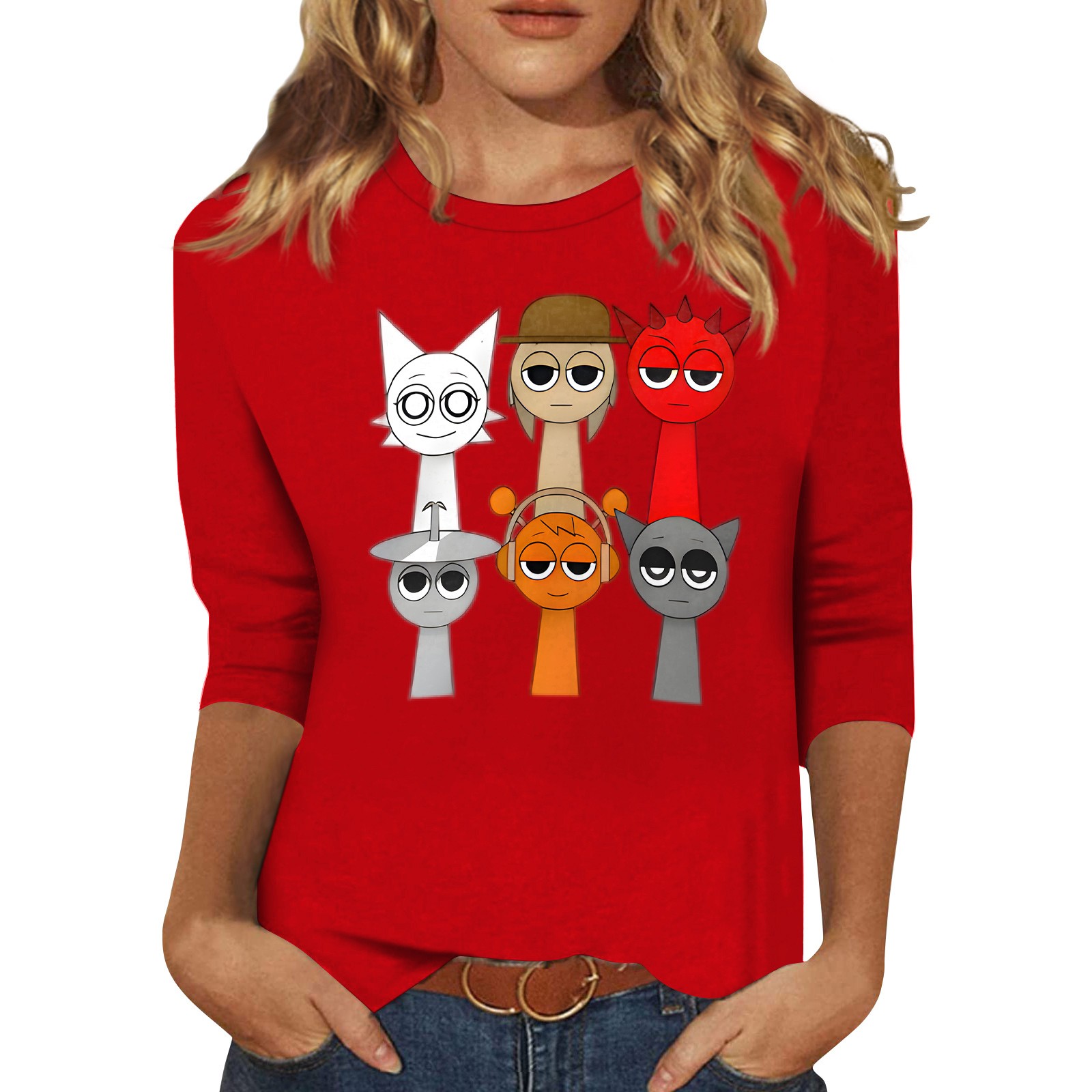 Sprunki Clothes Sprunki Game Character Tshirts for Kids Girls Clothes ...