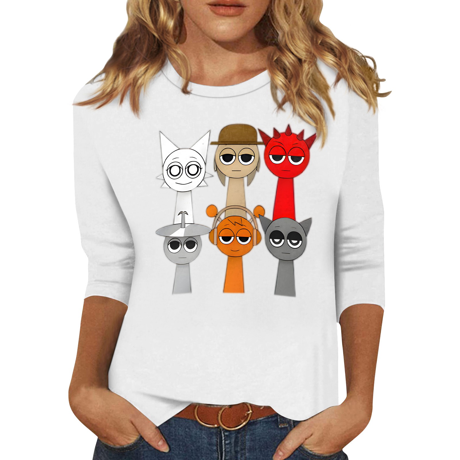 Sprunki Clothes Sprunki Game Character Tshirts for Kids Girls Clothes ...